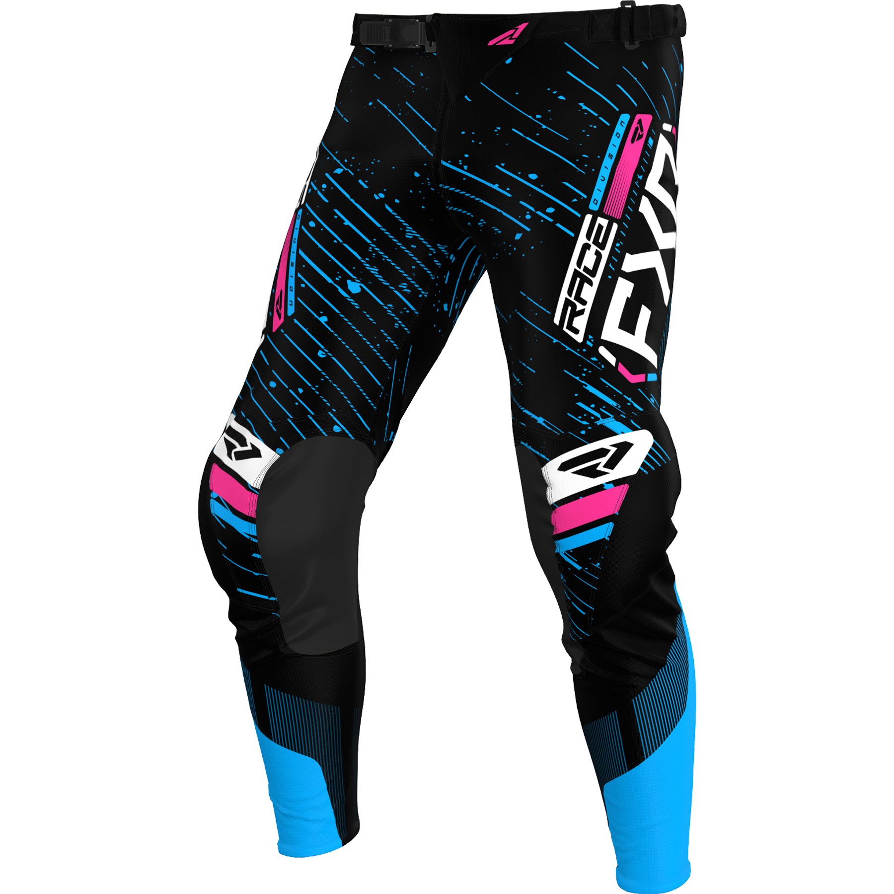 PANTALÓN FXR PODIUM BLACK/CYAN/PINK – FXR RACING
